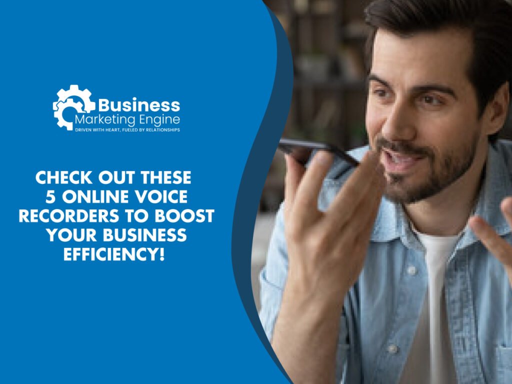 5 Online Voice Recorders To Try During Your Next Meeting